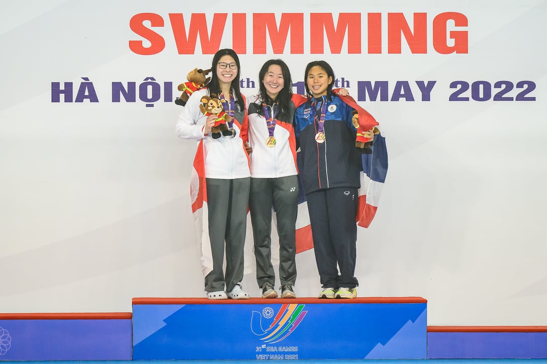 Team Singapore swimmers kick off SEA Games with four gold medals!