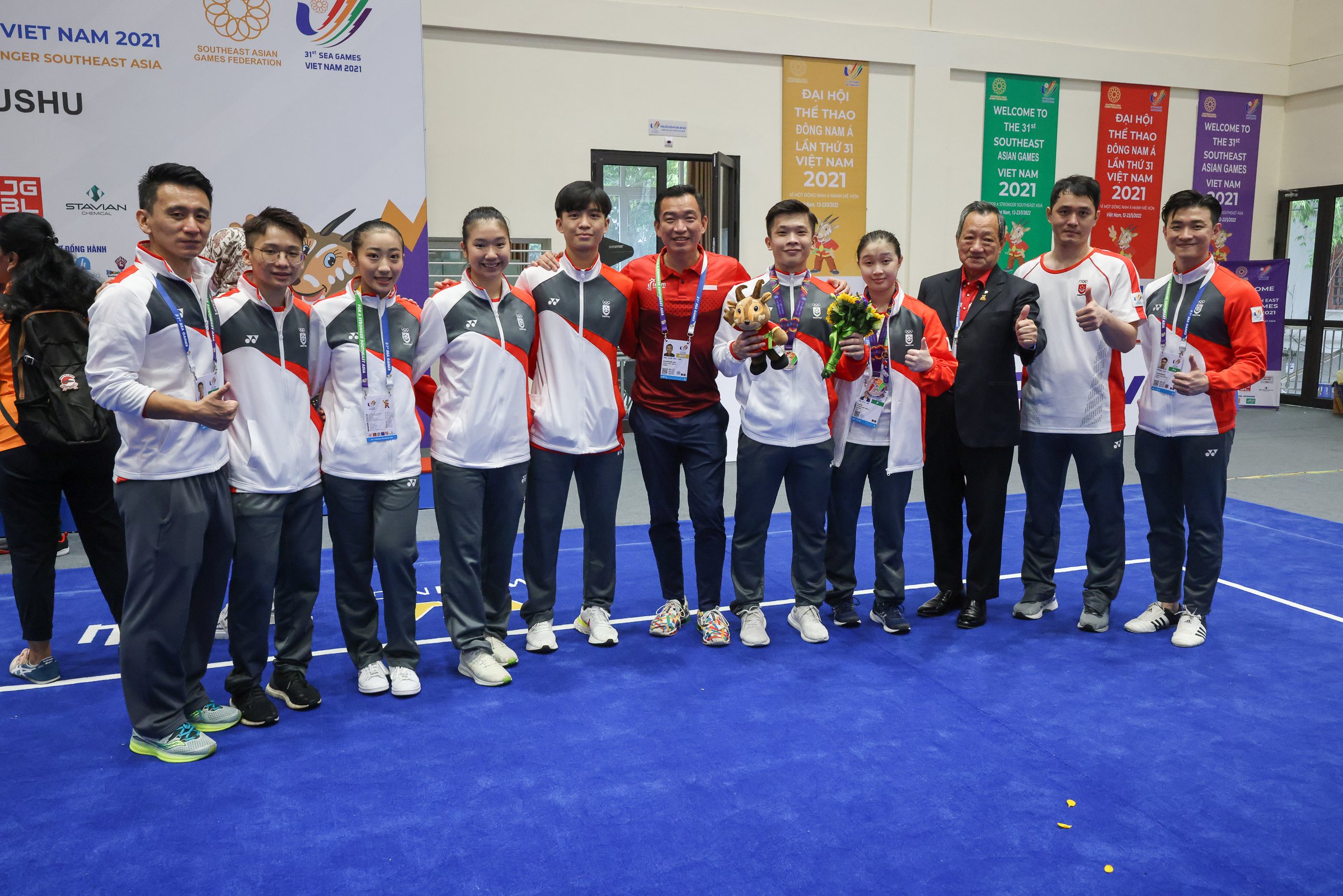 Singapore’s young wushu team delivers best away SEA Games performance!