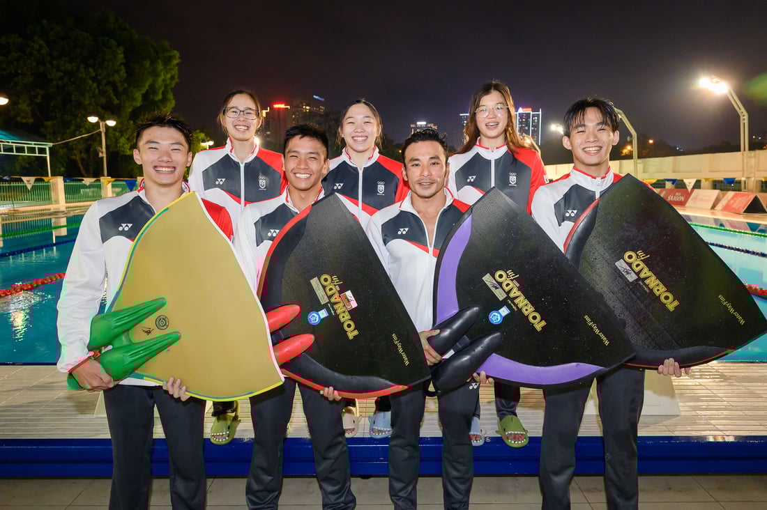 7 national records for TeamSG's Finswimmers at Hanoi SEA Games!
