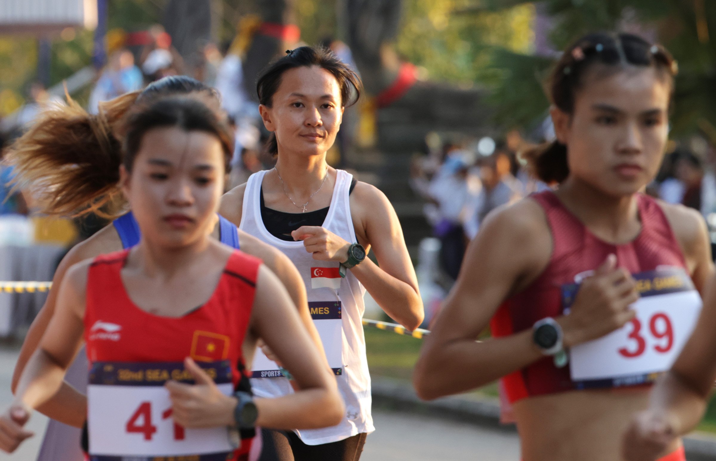 Cambodia 2023: Sharon Tan keeps cool in tough marathon conditions