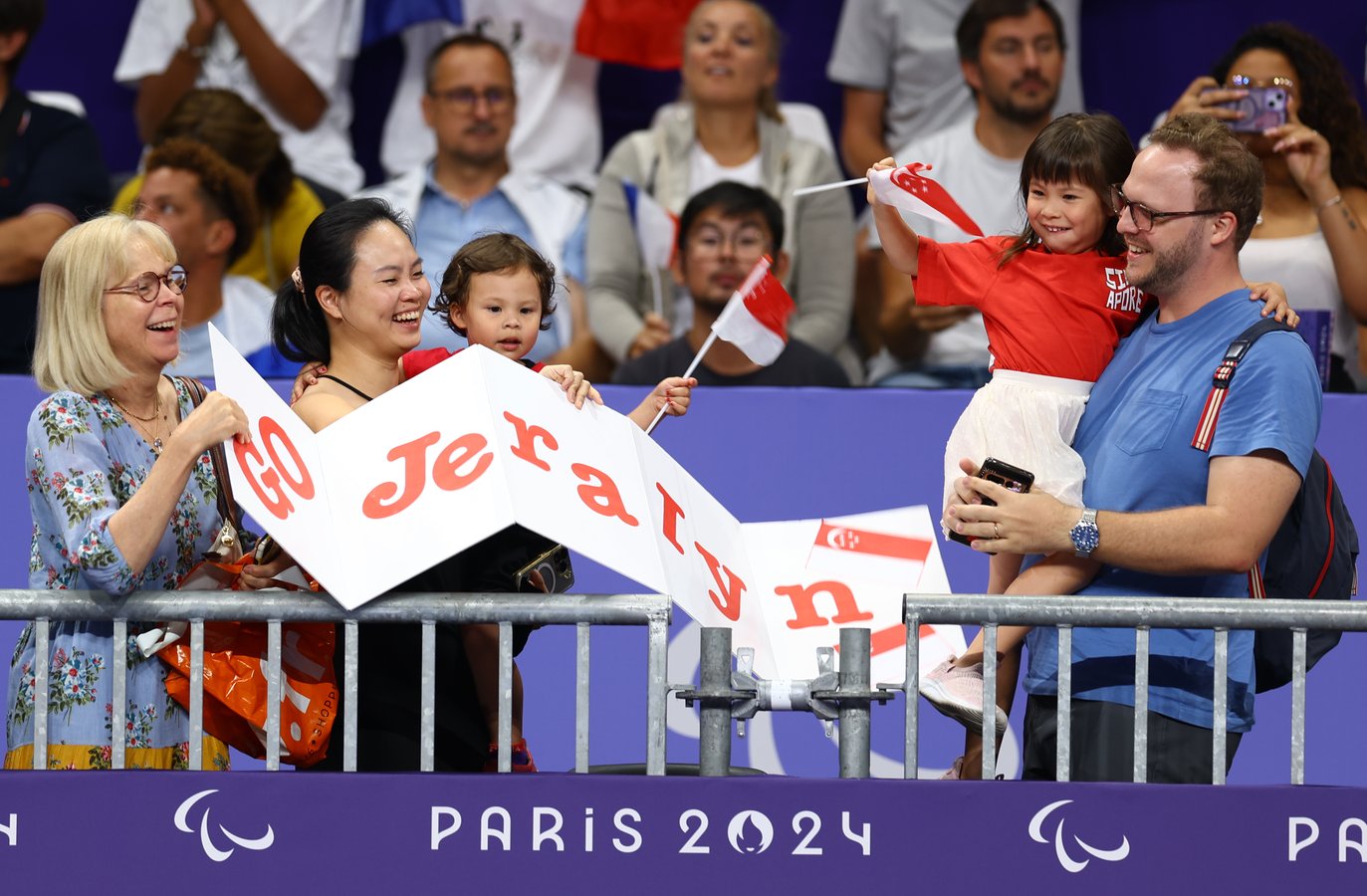 Paris 2024: Flags, signs and snacks essential for Jeralyn Tan's cheer squad
