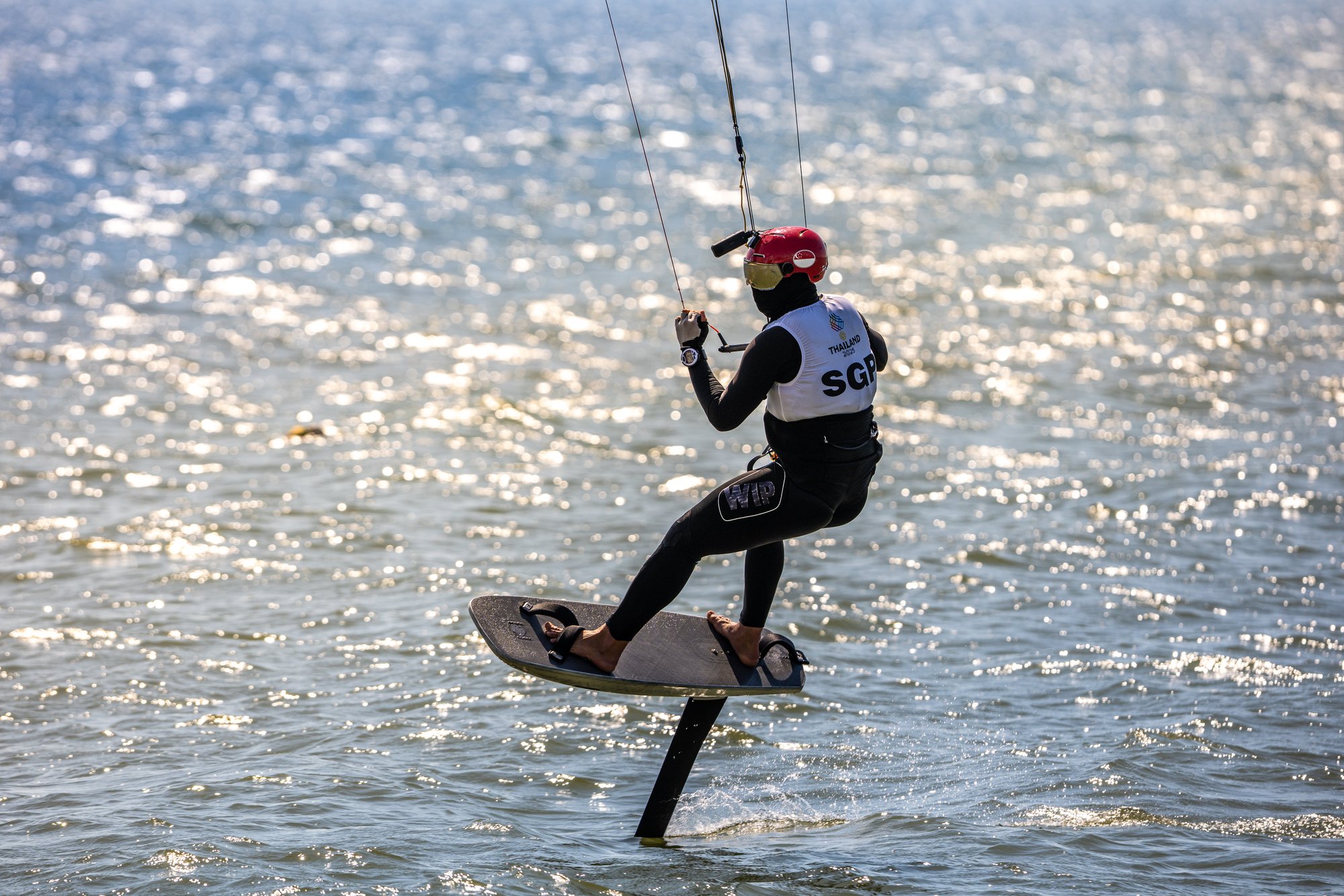 SEA Games 2025: Maximilian Maeder goes unbeaten to secure kitefoiling gold