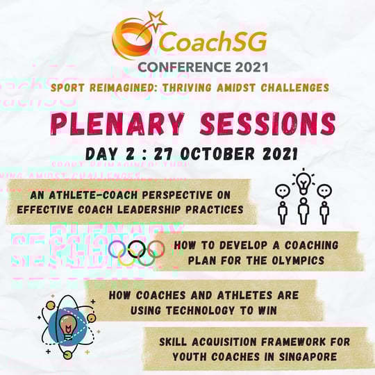 CoachSG Conference 2021 - All You Need To Know ahead of the upcoming 3 ...