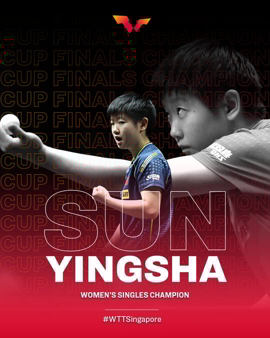 World No 2 Sun Yingsha creates History, by winning the Women's Singles ...