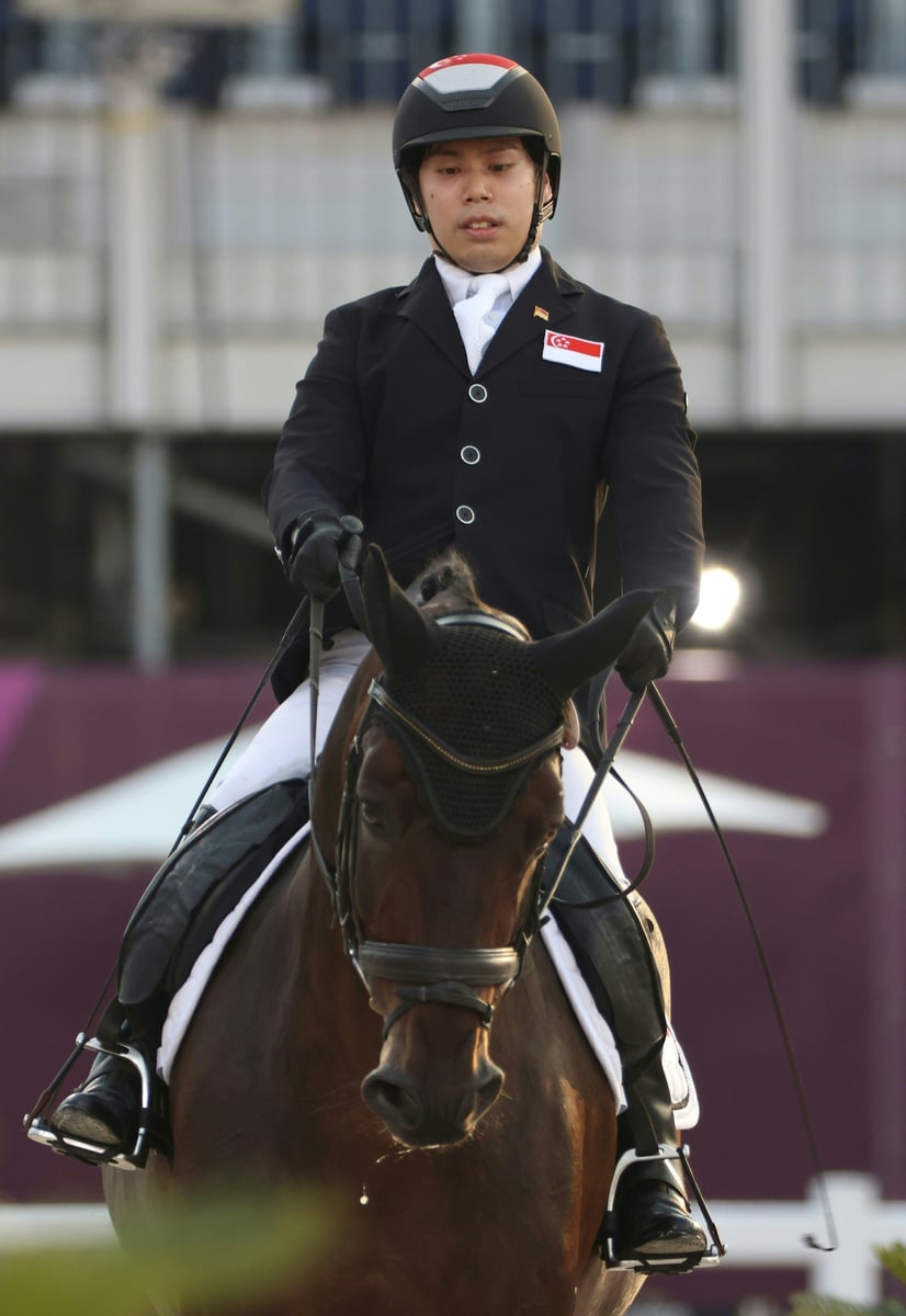 Tokyo 2020: TeamSG Para-Equestrian Maximillian Tan puts up decent ...
