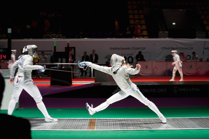 Fencing movements: Offensive - ActiveSG