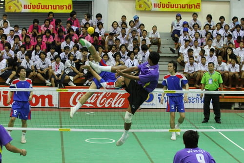 Game procedure and player positions in Sepak Takraw - ActiveSG
