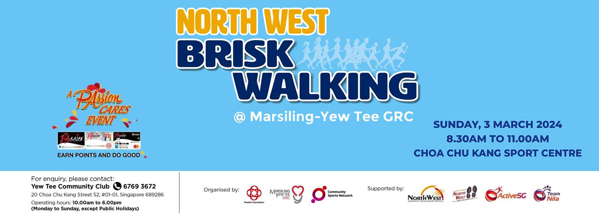 North West Brisk Walking @ Marsiling | ActiveSG Circle | Things to do ...