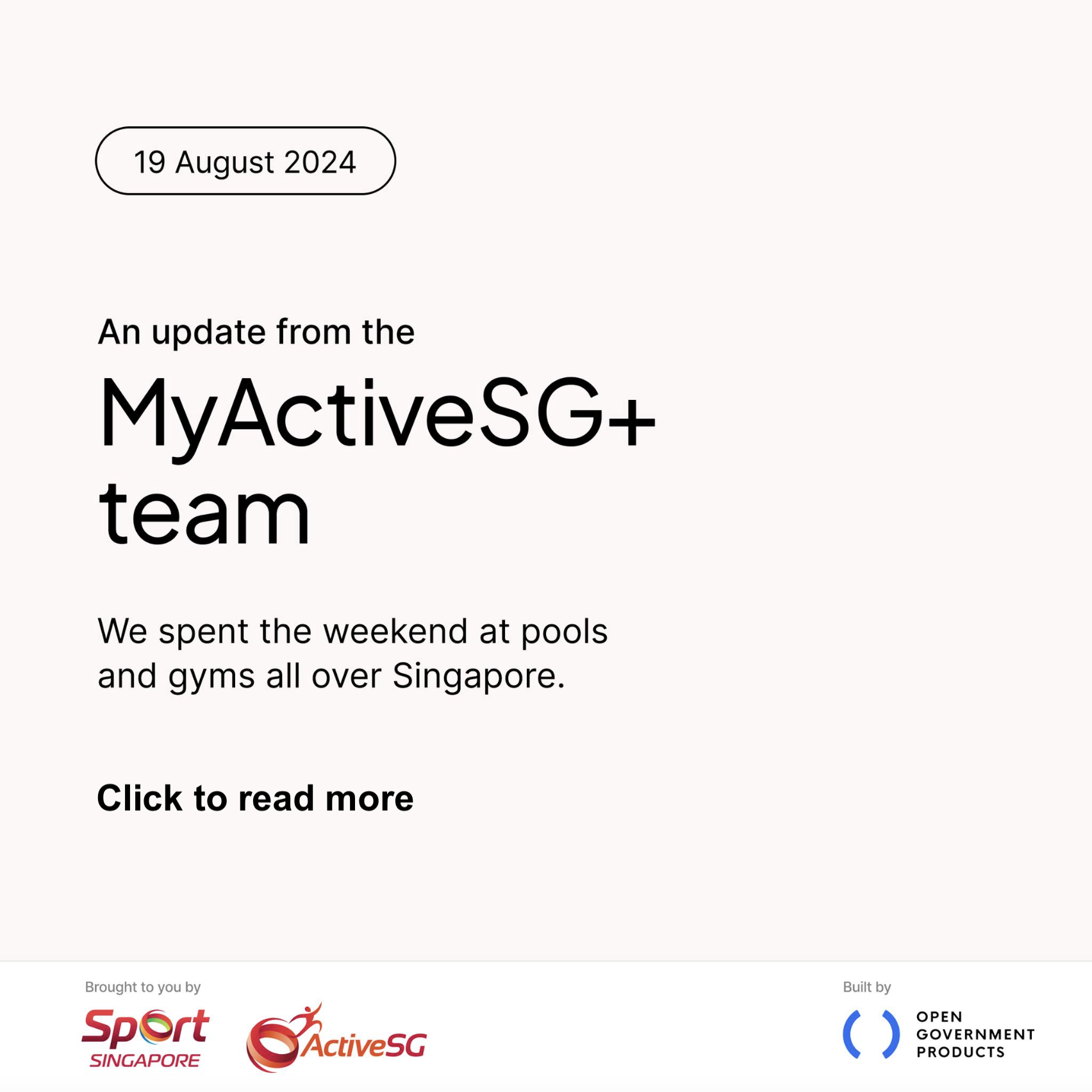 About MyActiveSG+