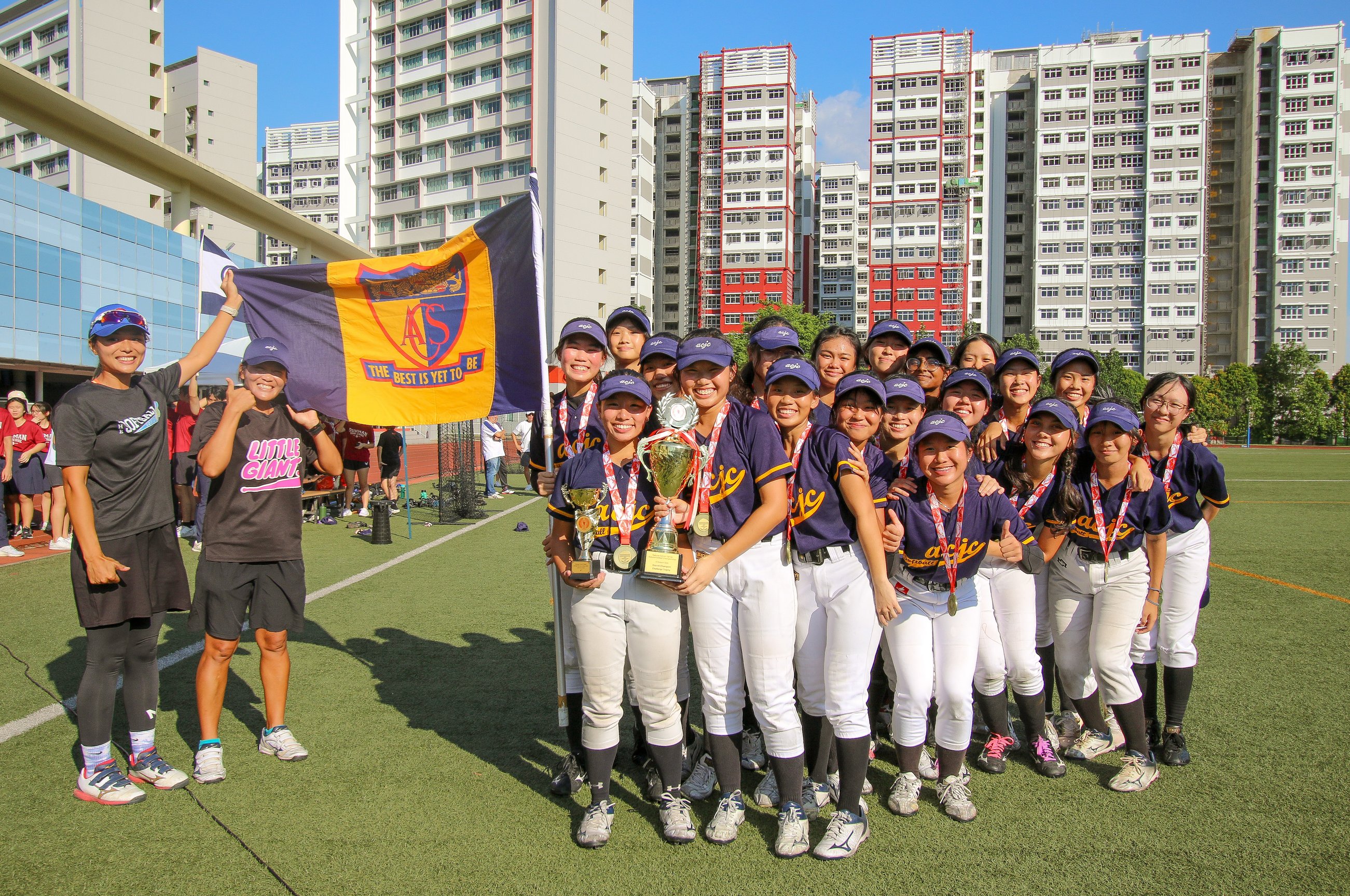 NSG 2023 Softball : ACJC defeat Dunman High School to Lift A Division ...