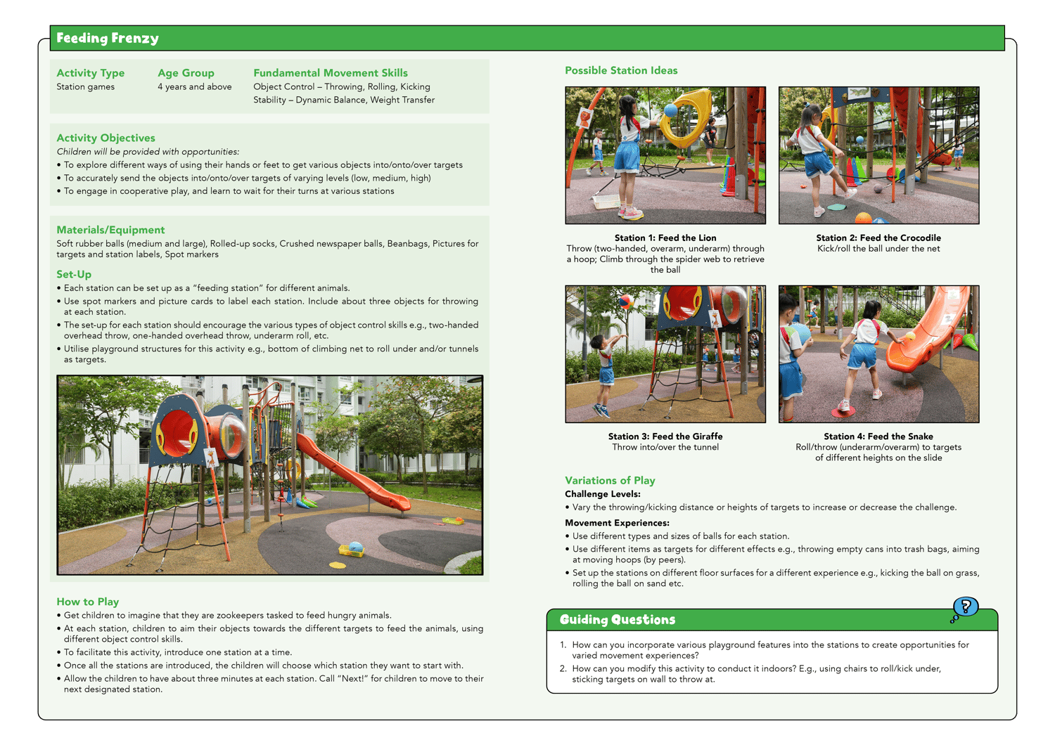 Movement Activities | Preschool