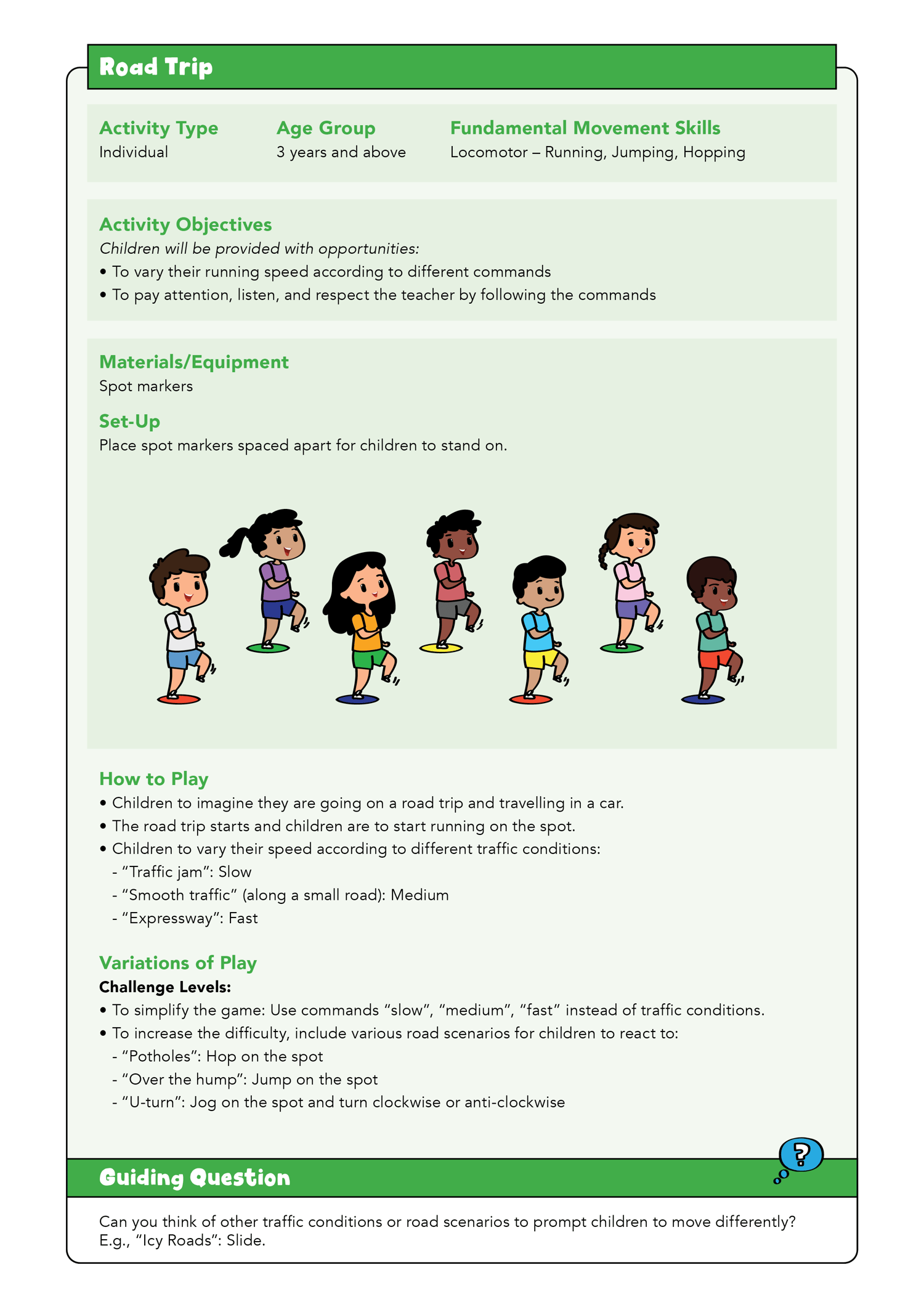 Movement Activities | Preschool