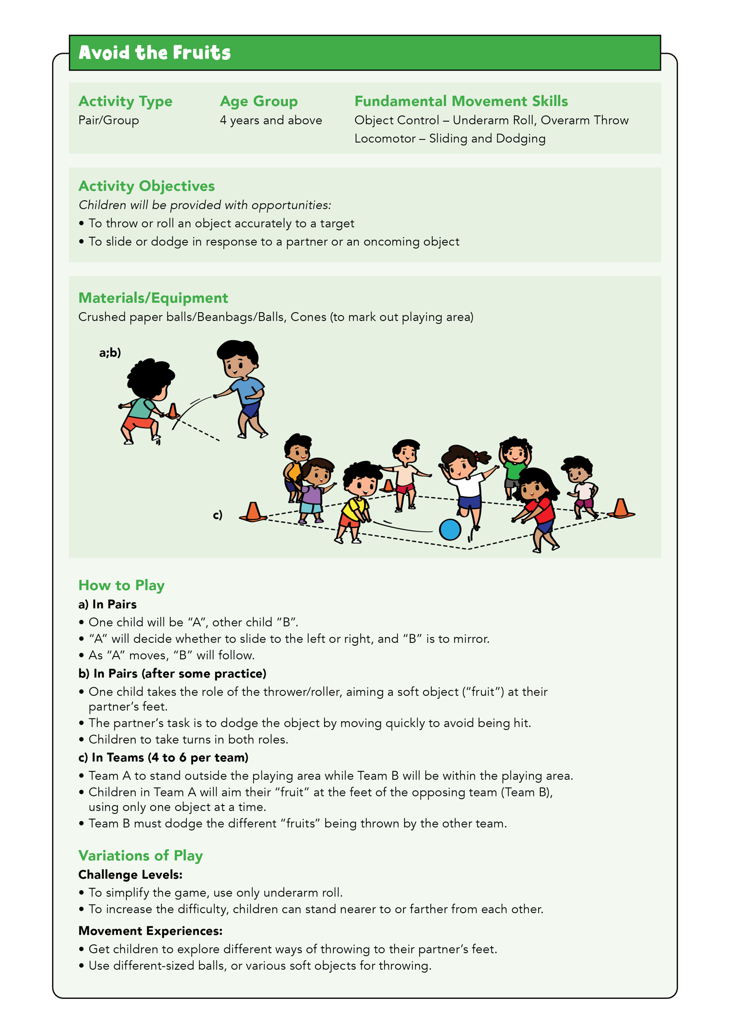 Movement Activities | Preschool