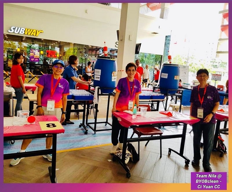 Team Nila leads by example and practices physical distancing while ...