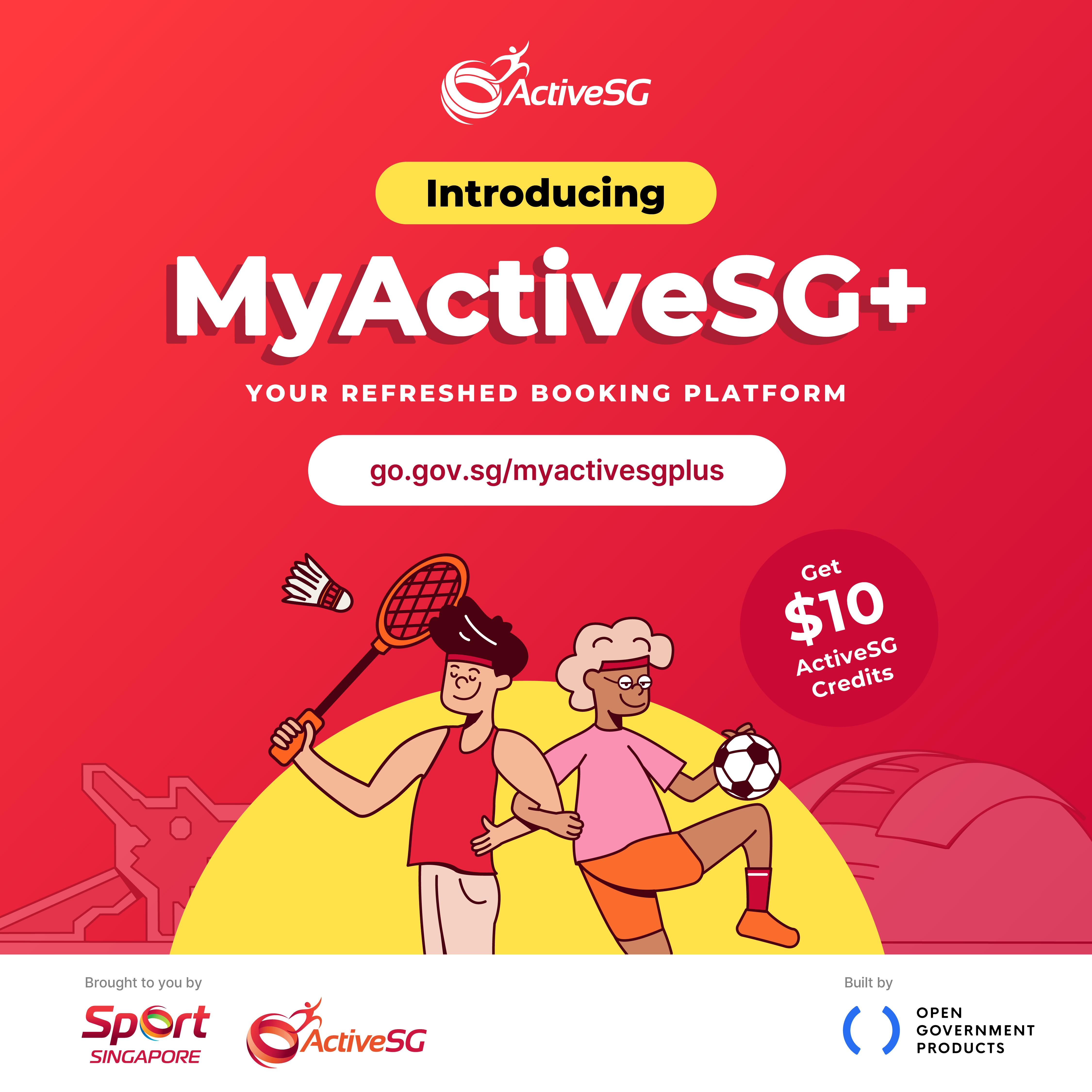 ActiveSG to Introduce New Membership and Booking Platform, MyActiveSG+ ...
