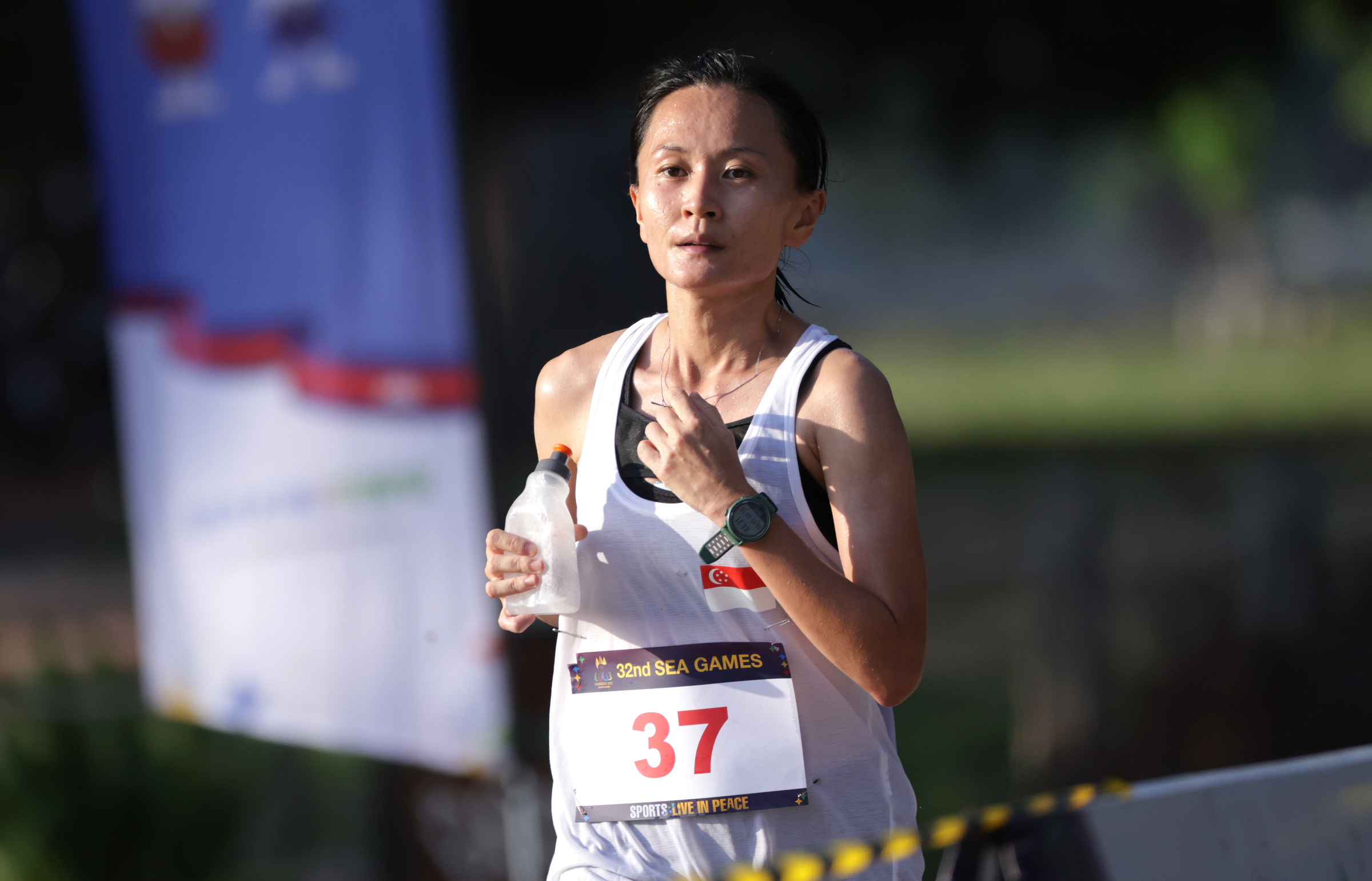 Cambodia 2023: Sharon Tan keeps cool in tough marathon conditions