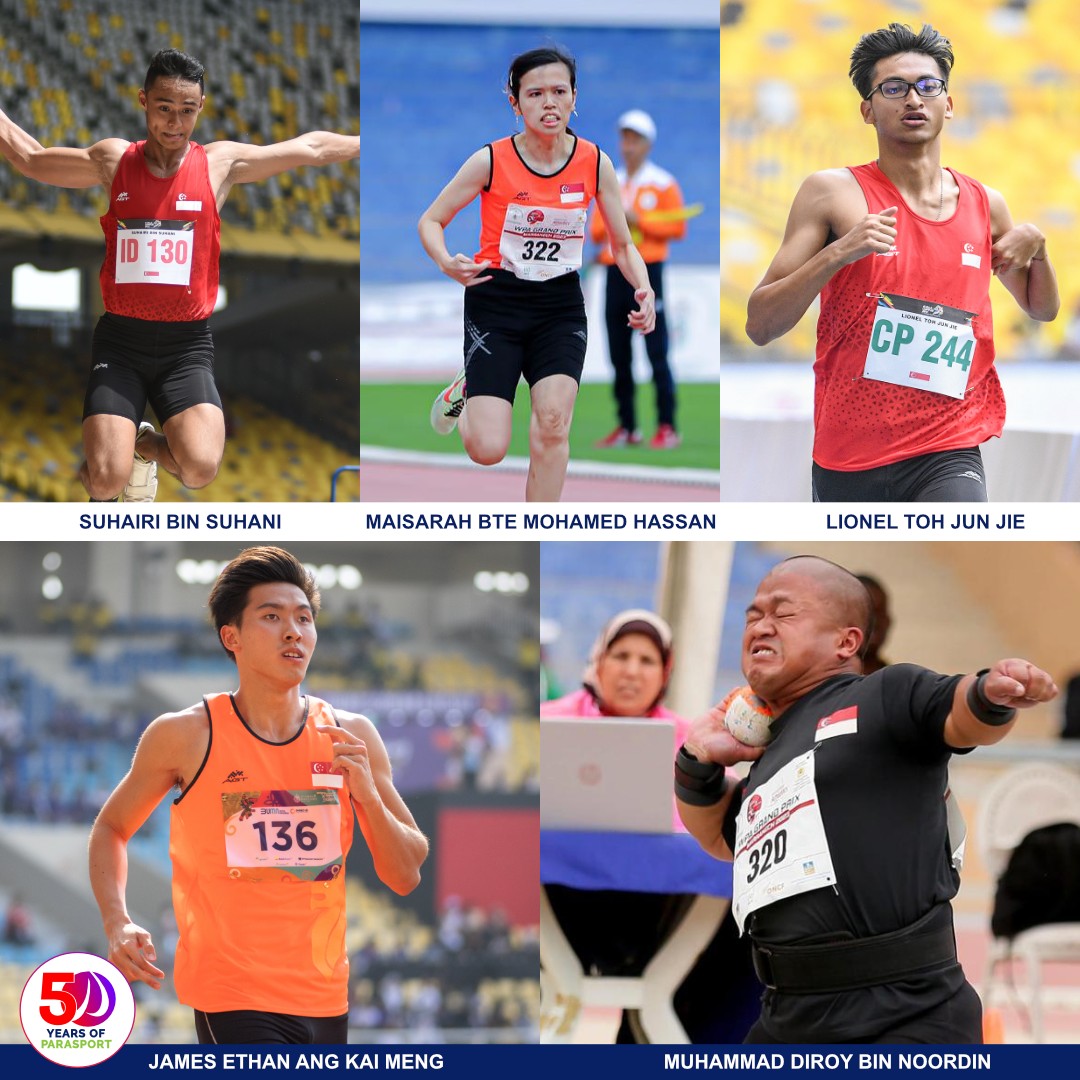 26 Team Singapore Para Athletes Selected for 2023 ASEAN Para Games!