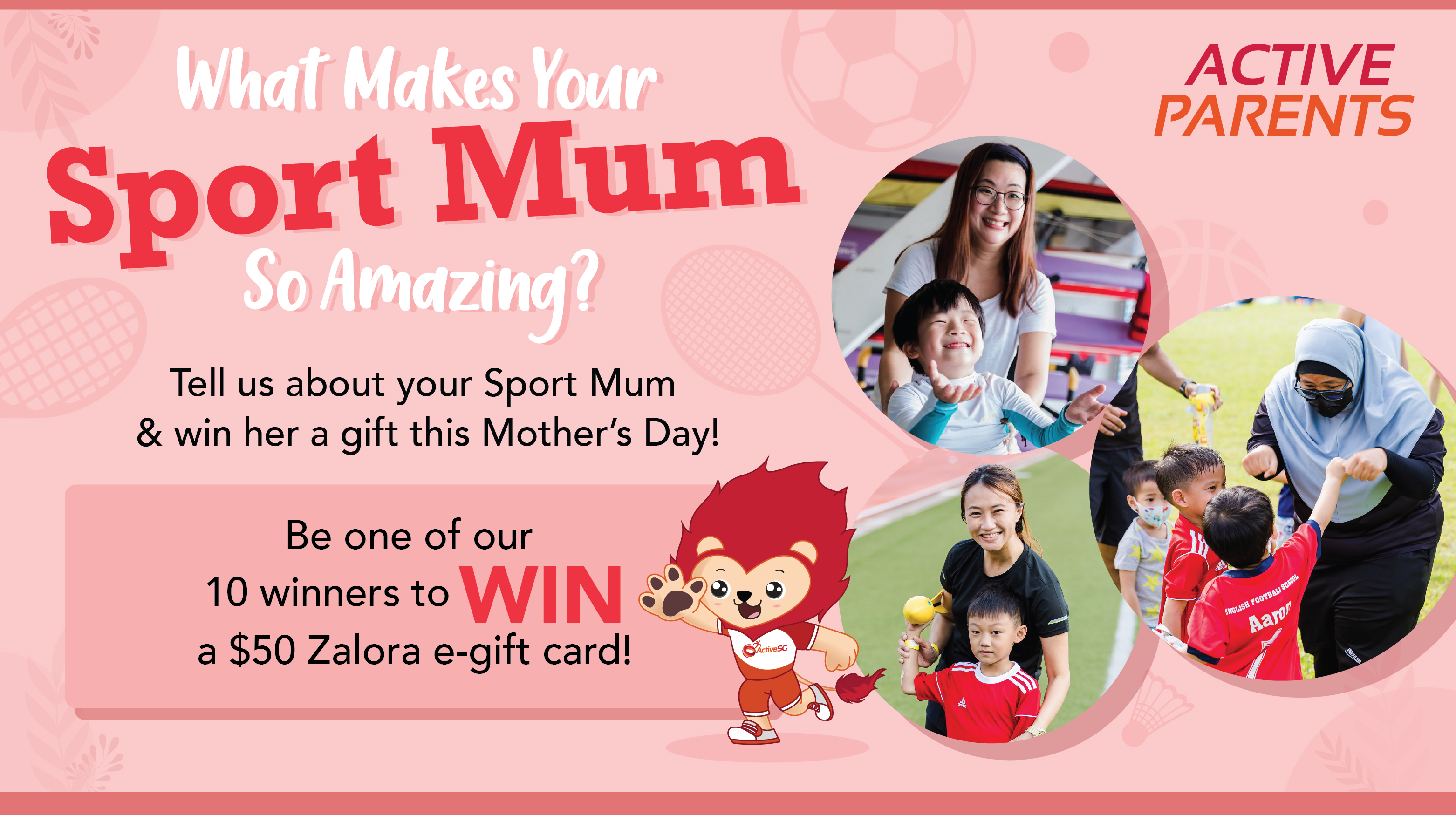ActiveSG - Active Parents - What Makes Your Sport Mum So Amazing?