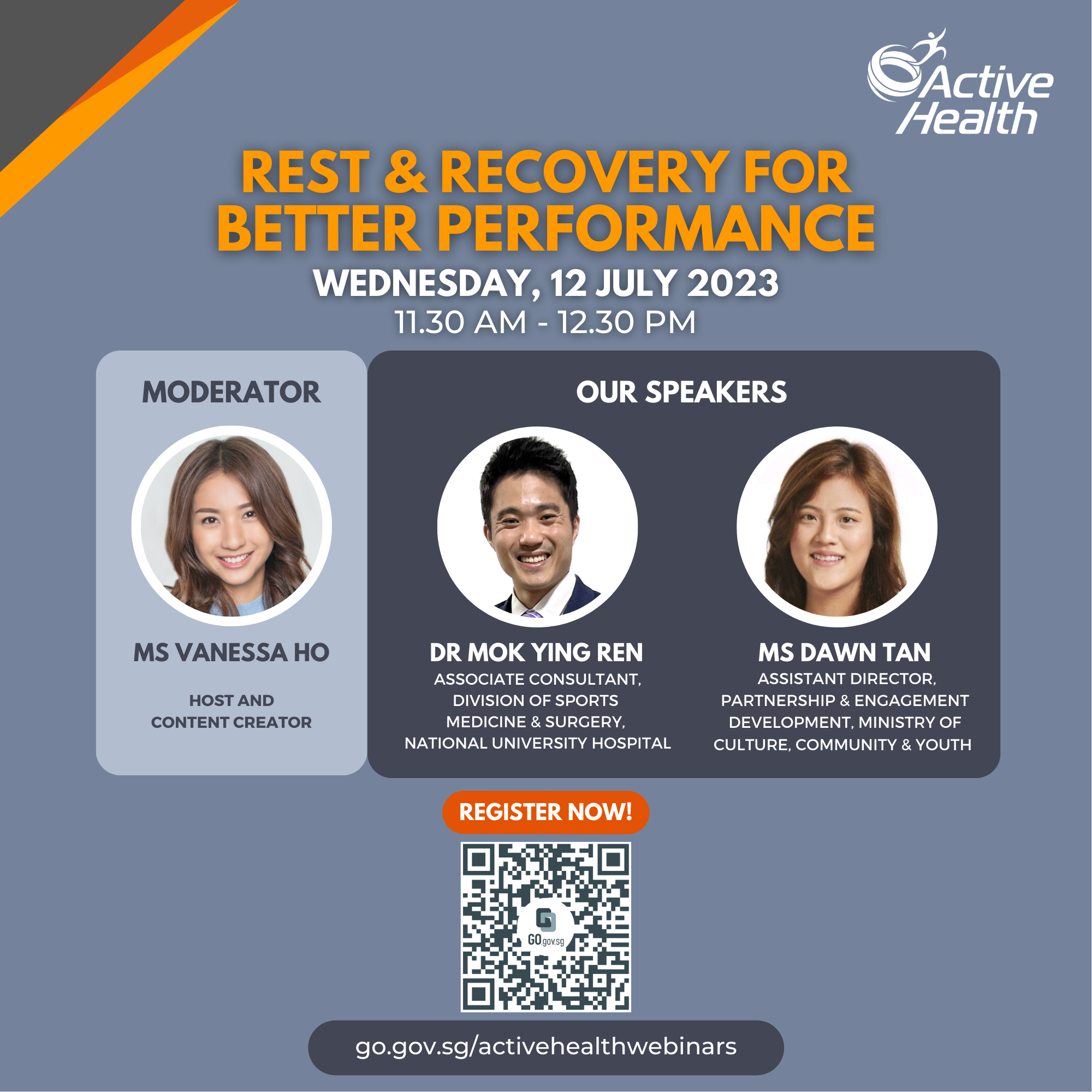 Active Health Webinar - Rest & Recovery for Better Performance