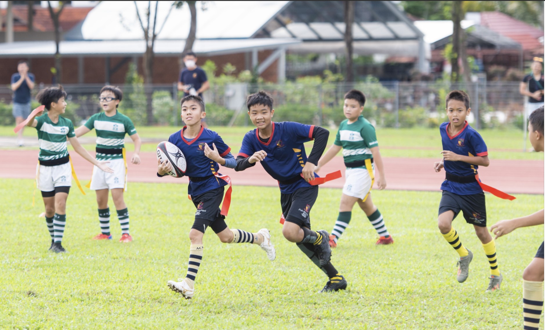 The fight for Rugby 7s Gold in Senior Division of the National School ...